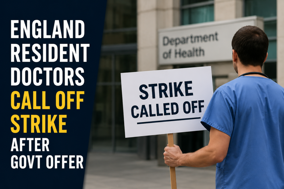 England Resident Doctors Call Off Strike After Govt Offer - Dispatch Times